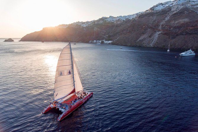 Sailing Catamaran Cruise in Santorini with BBQ, Drinks and Transfer - The Downsides: What to Keep in Mind