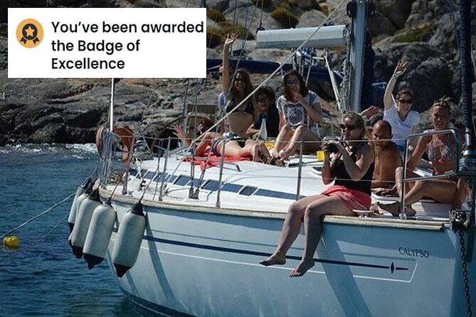 SAILING DAY 4.5h-5h or SUNSET 3h-4.5h from Hersonissos CRETE - Experience the Charm of Crete on a Sailing Day or Sunset Cruise