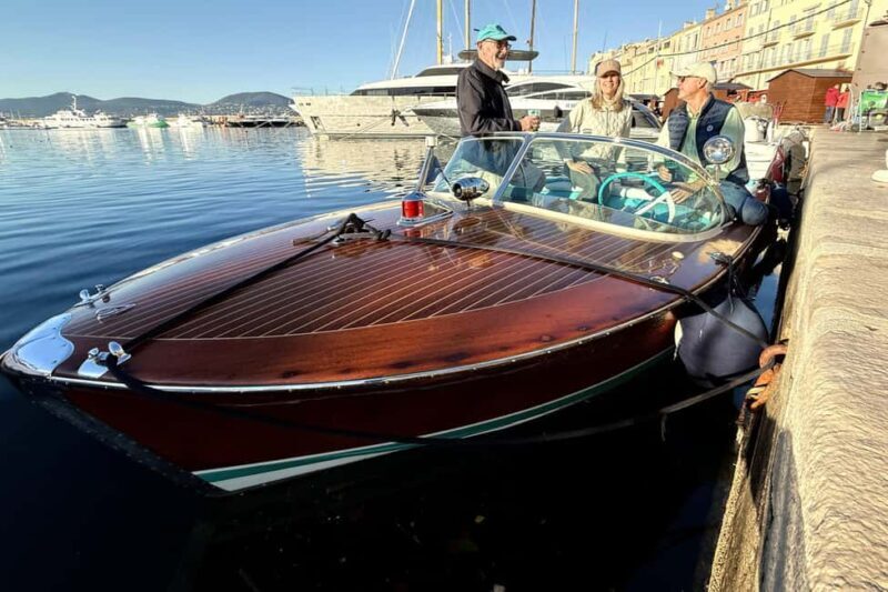 Saint-Tropez: Private Classic RIVA Boat Tour - What to Expect from the Experience