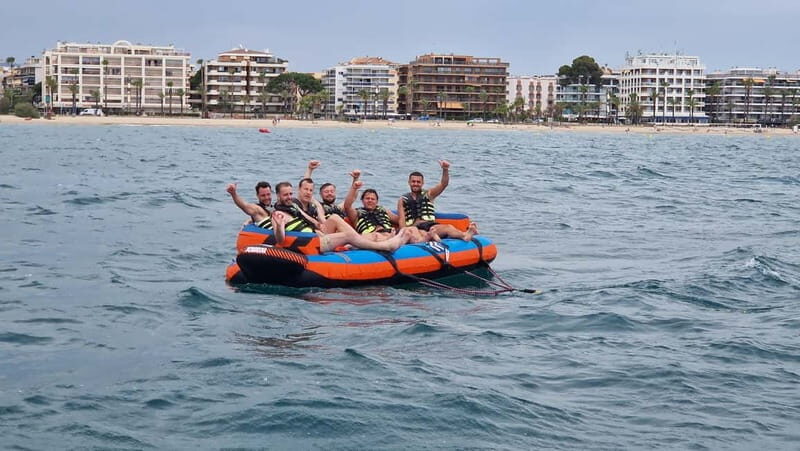 Salou: Private Inflatable Water Sofa Ride - FAQ: Private Inflatable Water Sofa Ride in Salou