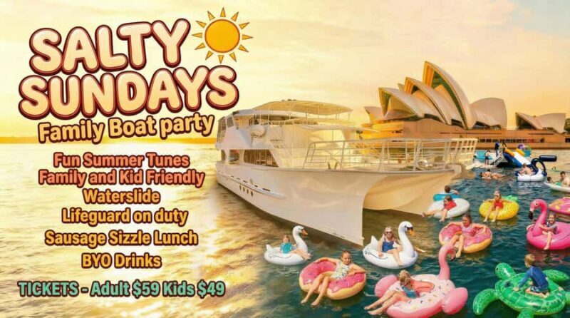 Salty Sundays BYO Boat Party on Sydney Harbour - The Breakdown: What to Expect