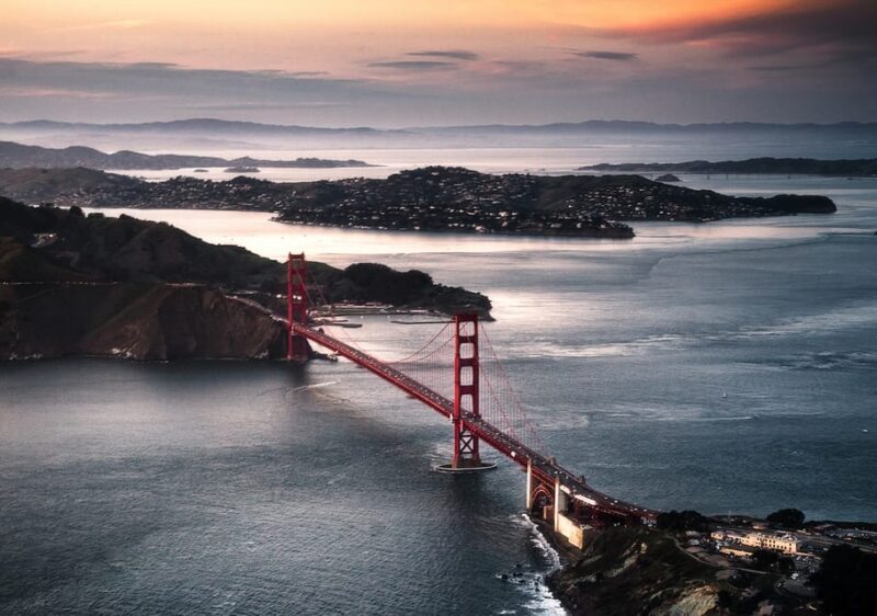 San Francisco Bay Flight over the Golden Gate Bridge - Key Points