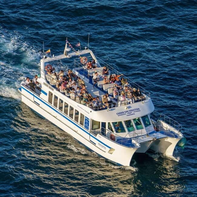 San Sebastián: Sunset Cruise on a Sustainable Catamaran - The Value of a $21 Sunset Cruise