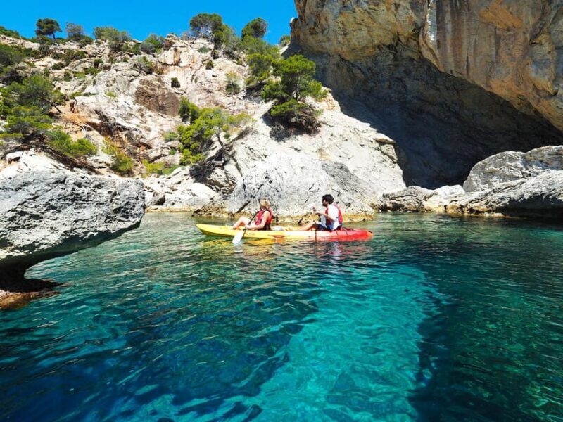 Sant Elm: Guided kayak tour to Cala en Tío with caves - Key Points