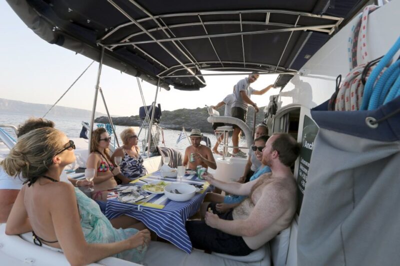 Santorini: 7-Hour Private Catamaran Cruise with Food & Drink - The Experience: What Travelers Are Saying