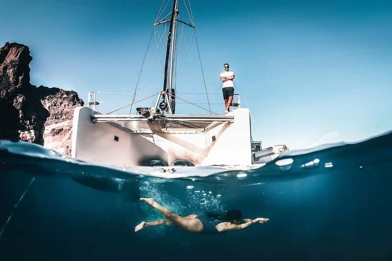 Santorini: All-Inclusive Private Catamaran Experience - The Itinerary in Detail