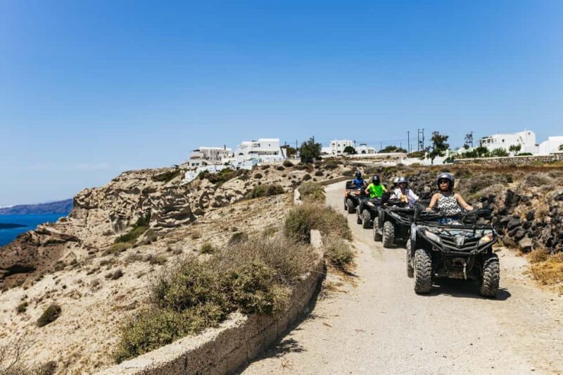Santorini: ATV Quad Bike Tour with Lunch and Pickup - The Stops: Beaches, Villages, and Views  