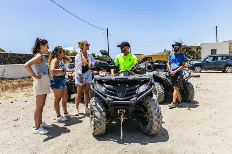 Santorini: ATV Quad Bike Tour with Lunch and Pickup - The Lunch: A Taste of Greece  