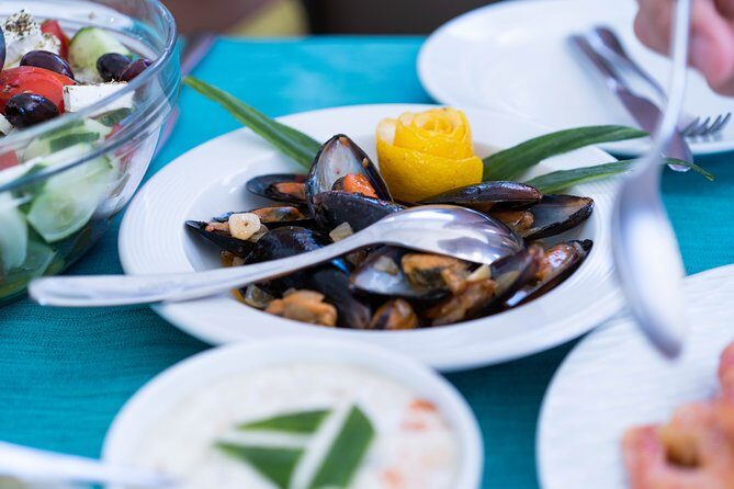 Santorini Caldera Gold Day Cruise with BBQ on board and Open Bar - FAQ