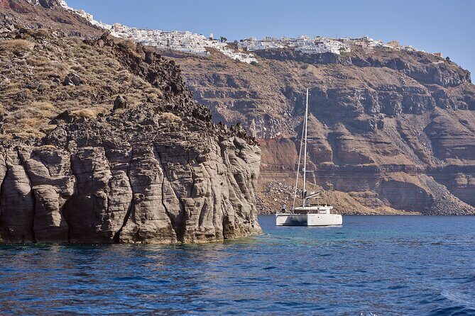 Santorini: Caldera Private Catamaran Cruise with Meal & Drinks - Authentic Experiences & What Travelers Say