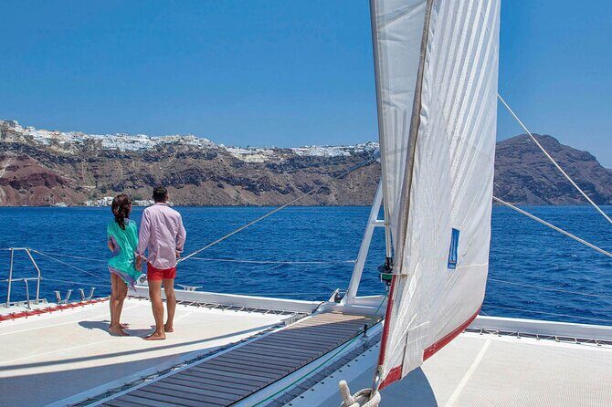 Santorini Cruise on Catamaran with BBQ & Open Bar - What Makes This Tour Special?