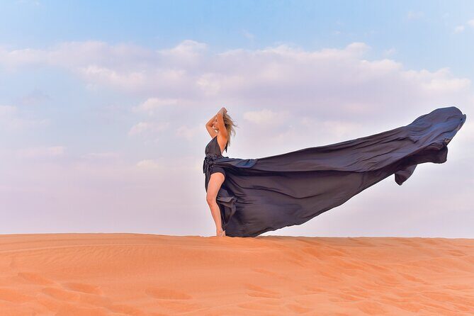 Santorini Flying Dresses Photo Shoot - Key Points