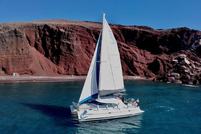Santorini: Full-Day Catamaran Cruise, with Food|Drinks - The Sum Up