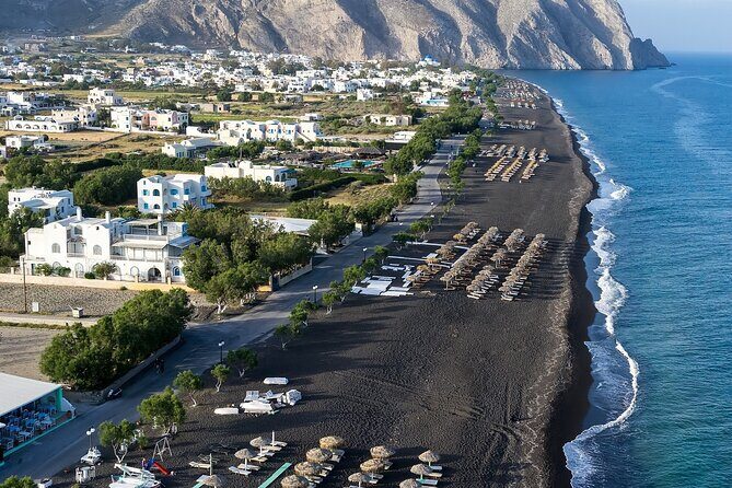 Santorini Full Day Trip by Santo Luxury Escape - The Volcanic Red Beach