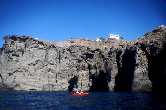 Santorini Guided Sea Kayaking with Light Lunch and Pick-up Option - What Real Travelers Say