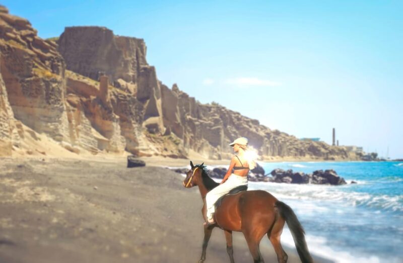 Santorini: Horseback Riding Tour on the Beach - Key Points