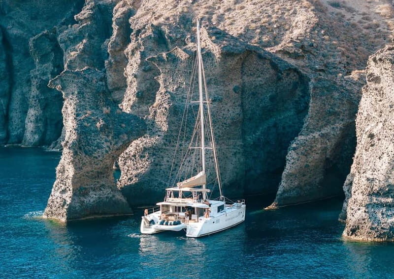 Santorini: Luxury Catamaran Cruise with Lunch, BBQ & Drinks - An In-Depth Look at the Experience