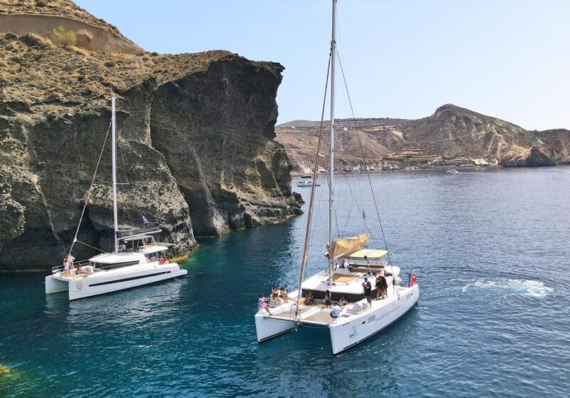 Santorini: Luxury Sunset Cruise with Dinner, BBQ, and Drinks - FAQ