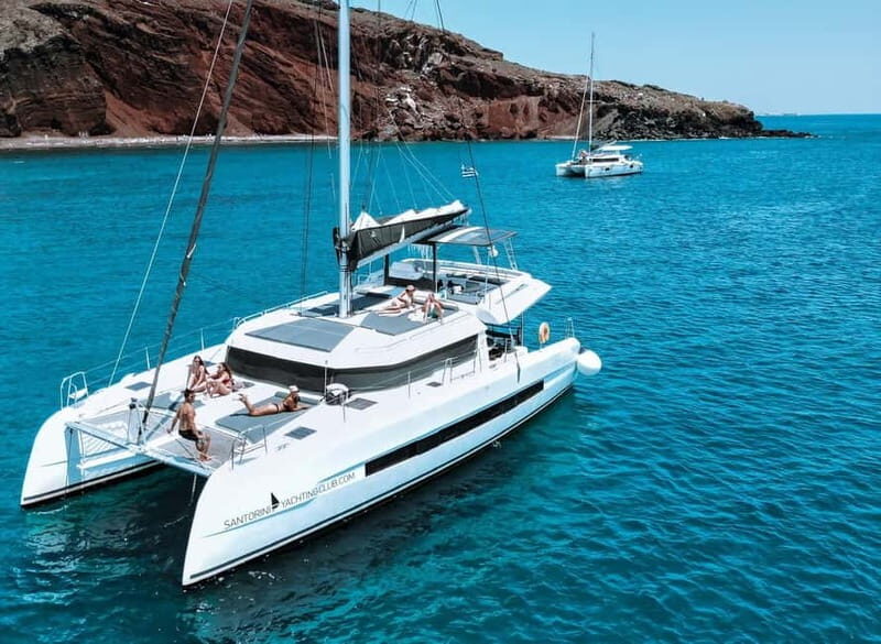 Santorini: Majestic Catamaran Cruise with Meal and Drinks - The Itinerary: What You Can Expect