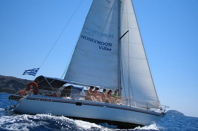 Santorini Oia: Private Sailing Yacht Cruise with Meal and Drinks - The Sum Up