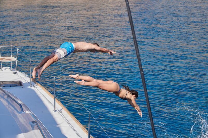 Santorini: Platinum Catamaran Cruise w/ BBQ Meal & Open Bar - Who Is This Tour Best For?