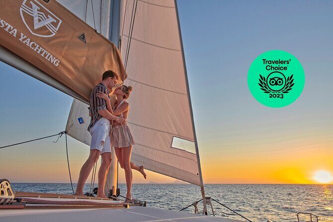 Santorini Platinum Catamaran Cruise with Meal, BBQ and Open Bar - An In-Depth Look at the Santorini Catamaran Experience