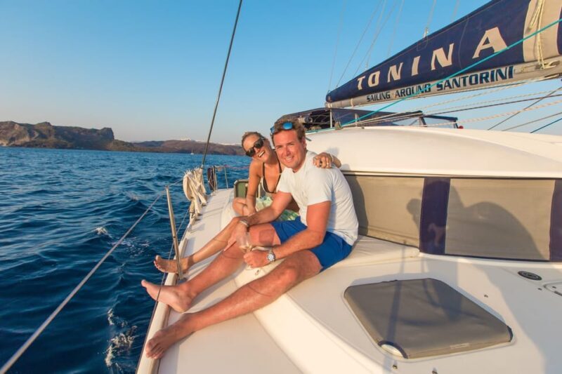 Santorini: Private Catamaran Cruise with Food & Drinks - Value for Money