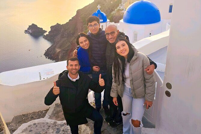 Santorini Private Tour Blue Domes - Imerovigli: The Balcony to the Aegean  