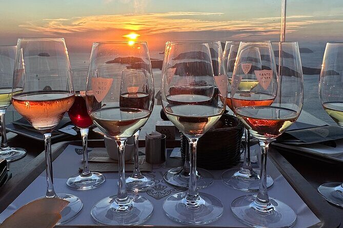 Santorini Private Tour with Sunset Wine Tasting at Santo Wines - Key Points