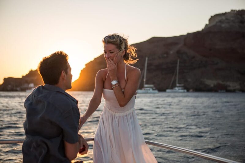 Santorini Proposal: A Luxury Photoshoot for Your Yes! Moment - The Photographer: Konstantina’s Unique Touch  