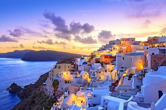 Santorini Roundtrip transport For oia - Key Points