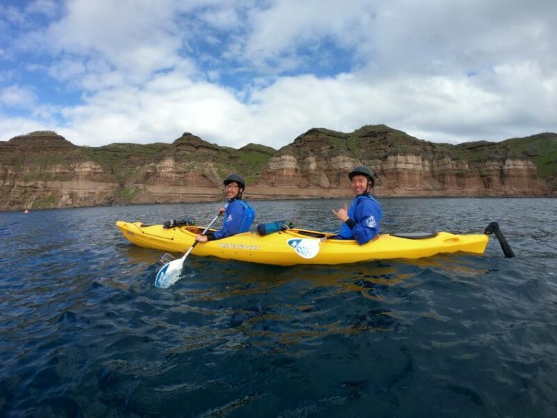 Santorini: Sea Caves Kayak Trip with Snorkeling and Picnic - Frequently Asked Questions