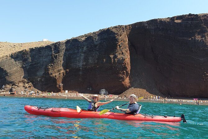 Santorini Sea Kayak - South Discovery, Small Group incl. Sea Caves and picnic - Frequently Asked Questions