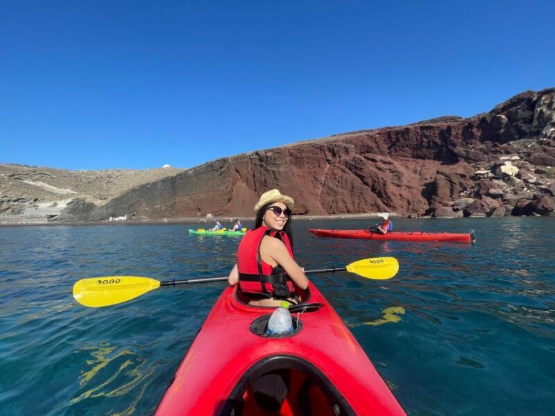 Santorini: South Sea Kayaking Tour with Sea Caves and Picnic - Value for Money