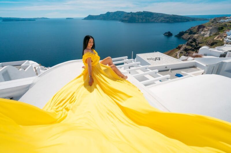 Santorini: Unique Flying Dress Photoshoot Experience - FAQ