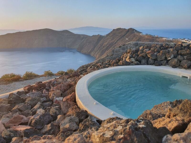 Santorini: Volcanic Hot-Tub Experience with Caldera Views - The Sum Up