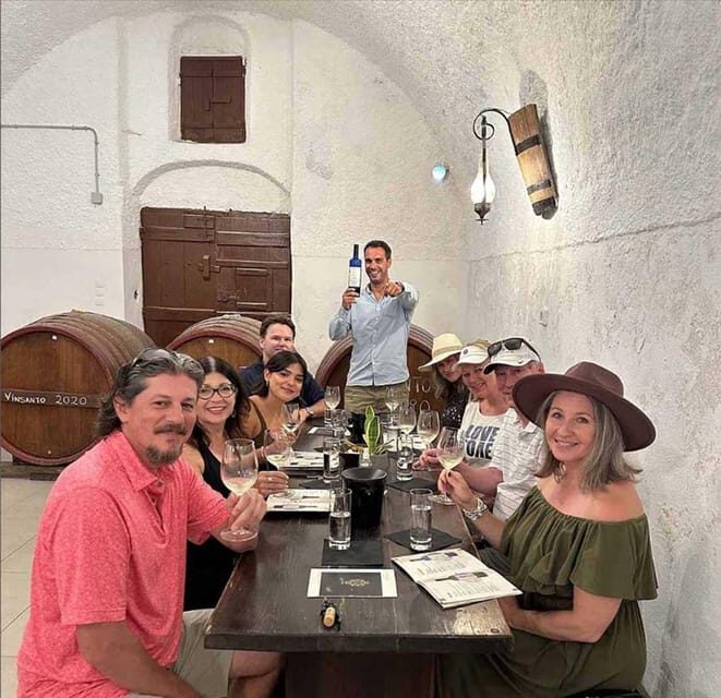 Santorini: Wine Tasting Tour with Snacks - Key Points