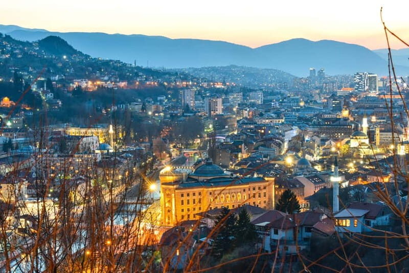 Sarajevo: Nighttime City Highlights Walking Tour - Key Points