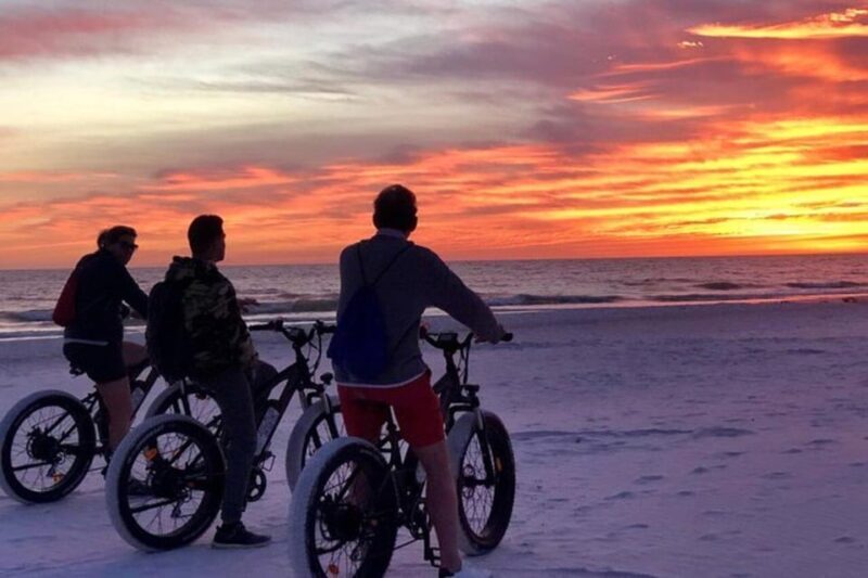 Sarasota: Siesta Key Electric Bike Sunset Tour - FAQs