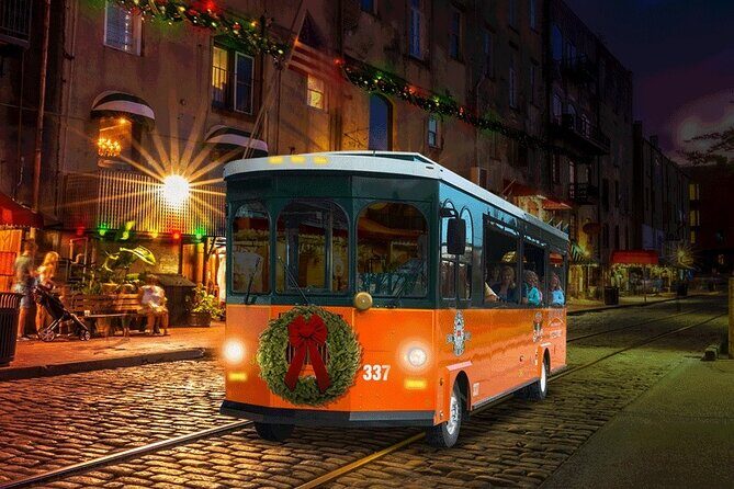 Savannah Holiday Sights and Festive Nights Trolley Tour - Key Points