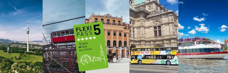 Schönbrunn, Danube Tower, Boat, Wheel & Hop On - FLEXI Pass - Discovering Vienna Through the FLEXI Pass