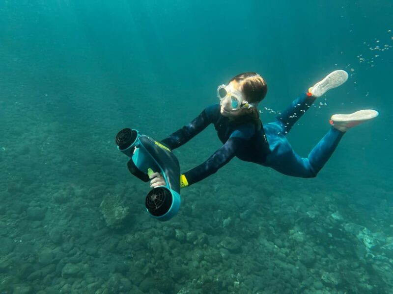 Scooter fun snorcel tour in turtle area - Authentic Experiences from Participants