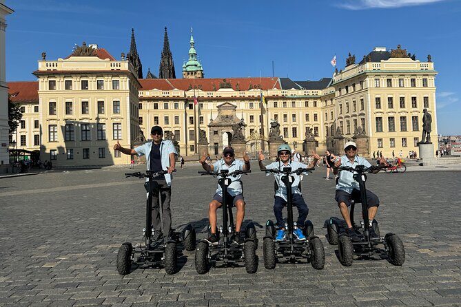Scooter tours to Prague Castle and views. - Key Points