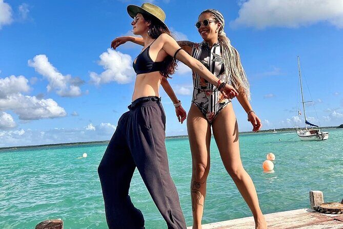 Seven Colours Bacalar Lagoon with Pontoon Ride only from Tulum - Key Points
