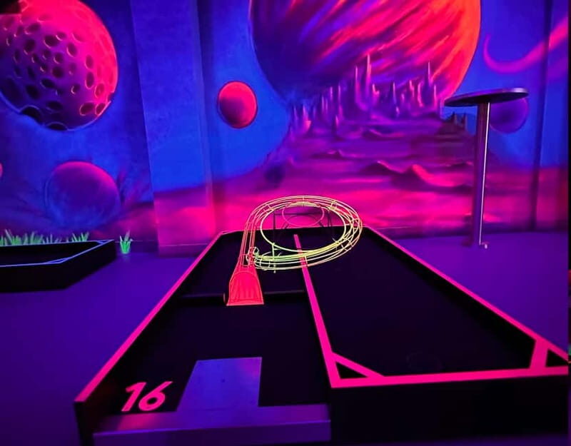 Seville: Indoor UV 18 hole Minigolf Experience - The Sum Up