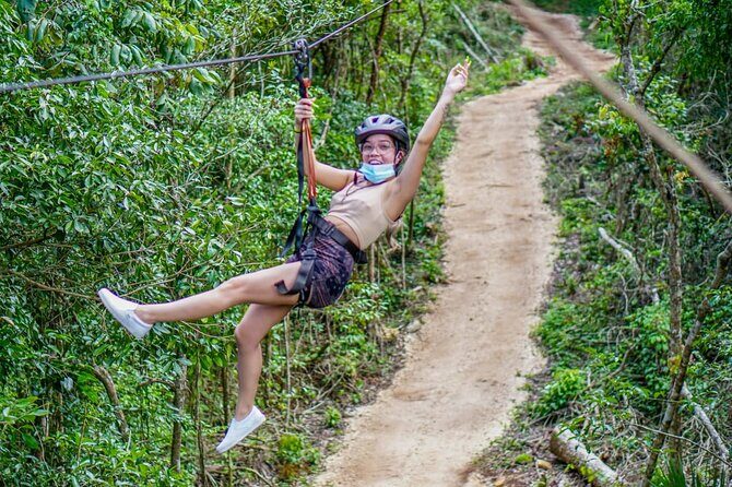 Shared ATV's and Zip Lines and Swimming in a Real Cenote. - FAQs