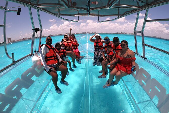 Shared Clear Boat Tour in Cancun 1.5 Hours - What to Expect from the Cancun Transparent Boat Tour