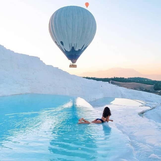 Side/Alanya: Pamukkale Hot Air Balloon Flight w/Lunch - Key Points
