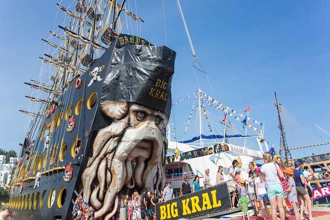 Side-Alanya: Pirate Yacht Tour (Legend Big Kral) with Lunch-Drink - What the Tour Offers at a Glance