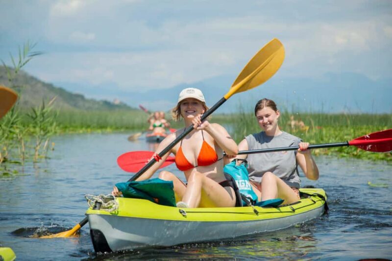 Skadar Lake: Individual Kayaking, hidden canals and swimming - Key Points